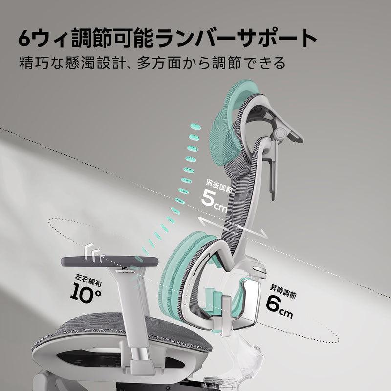 HBADA E2 Pro 人間工学オフィスチェア