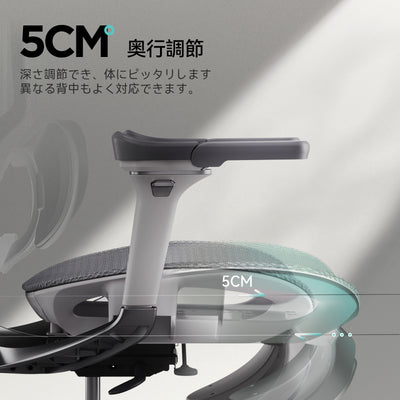 HBADA E3 Pro Ergonomic Office Chair with Footrest